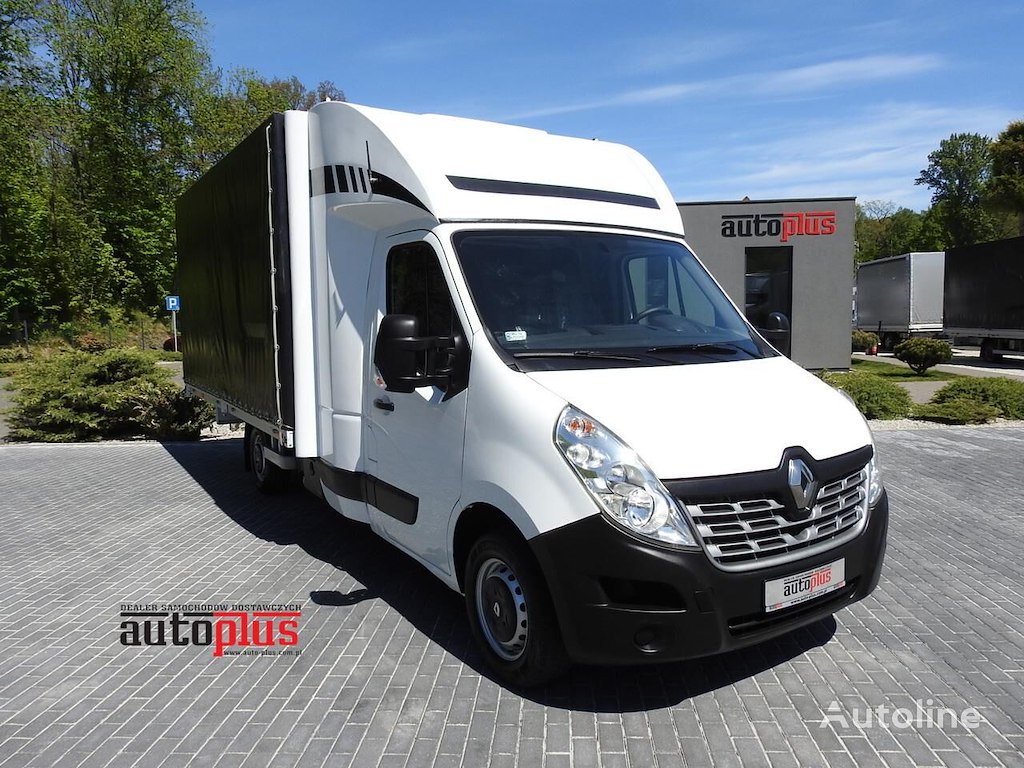 Renault MASTER PLANDEKA 10 PALET WEBASTO TEMPOMAT KLIMATYZACJA PNEUMATYK kamion s ceradom < 3.5t