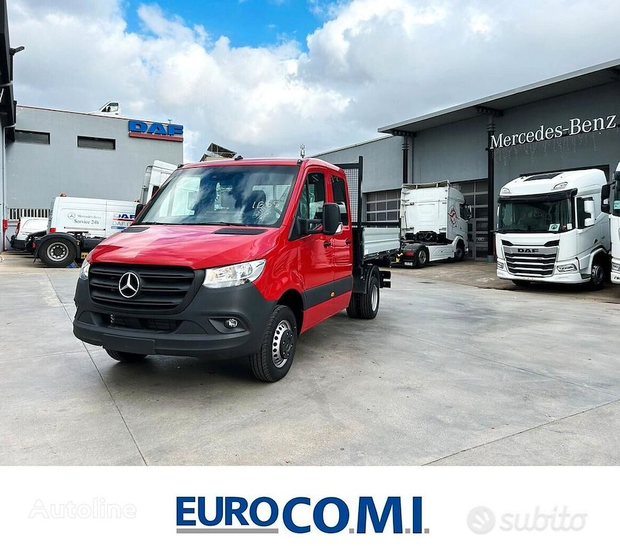 Novi Mercedes-Benz Sprinter 417 cdi TP Doppia Cabina 7 posti kamion s ravnom platformom < 3.5t