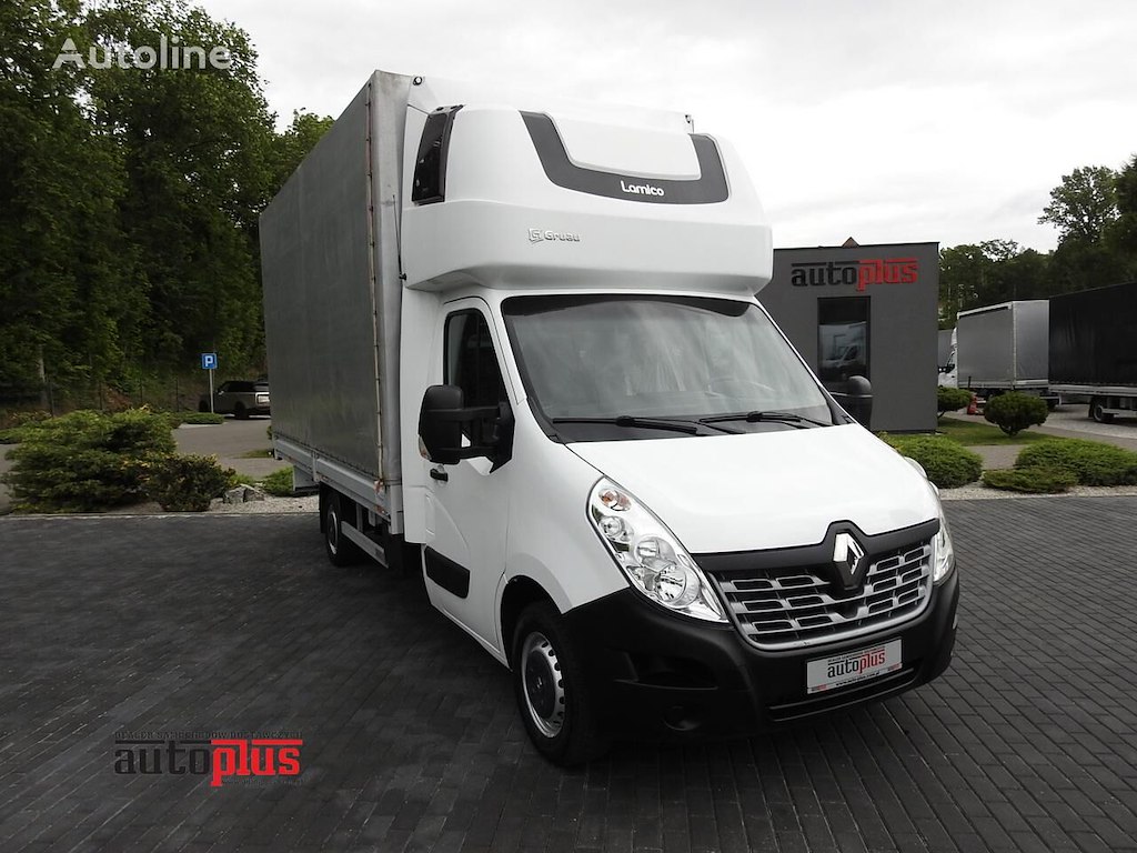 Renault MASTER PLANDEKA 10 PALET WEBASTO TEMPOMAT KLIMATYZACJA 170KM [ kamion s ceradom < 3.5t