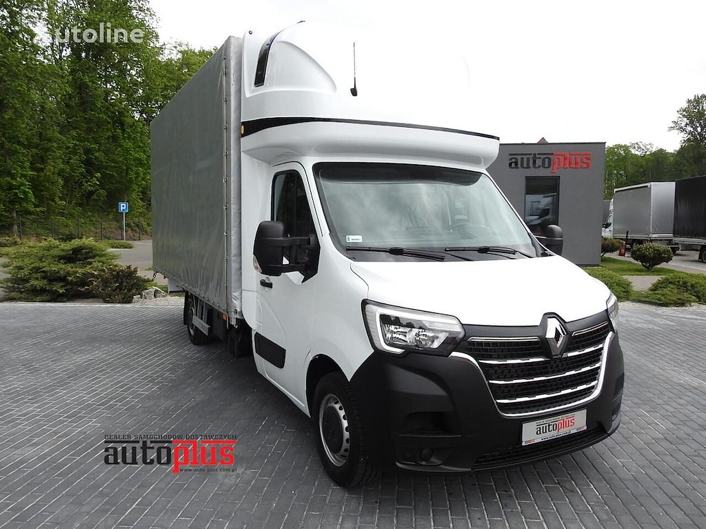 Renault MASTER PLANDEKA 10 PALET WEBASTO TEMPOMAT KLIMATYZACJA LEDY 165 kamion s ceradom < 3.5t