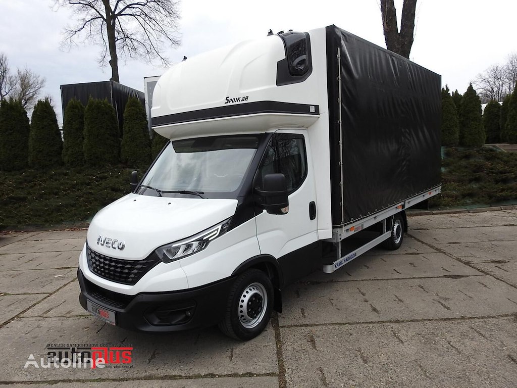 IVECO DAILY 35S18 PLANDEKA 10 PALET WEBASTO TEMPOMAT KLIMATYZACJA LEDY kamion s ceradom < 3.5t