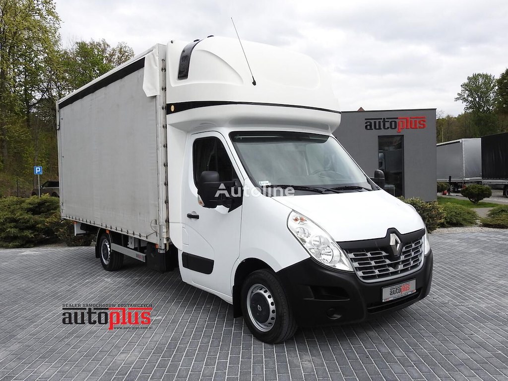 Renault MASTER PLANDEKA 10 PALET WEBASTO TEMPOMAT KLIMATYZACJA PNEUMATYK kamion s ceradom < 3.5t