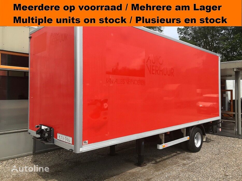 Pacton Other BE Oplegger Gesloten Trailer Bakwagen Koffer Laadklep Dhol kamion furgon