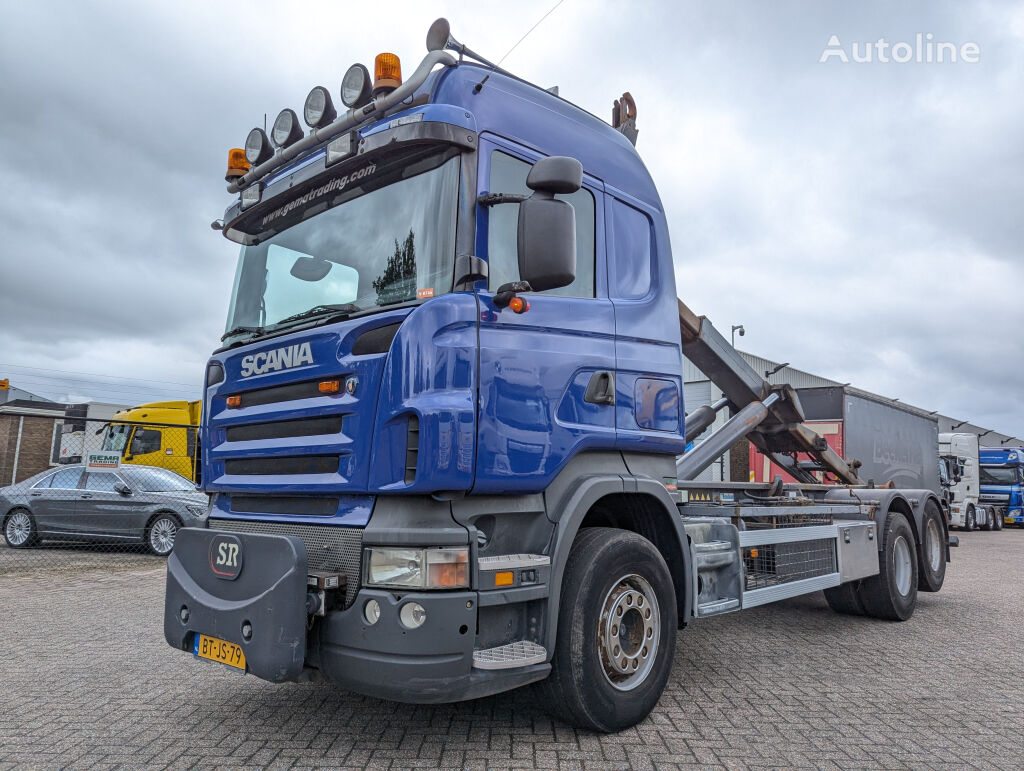 Scania R420 6x2 Highline Euro4 - Handgeschakeld - Haakarm 25T - Lift-as kamion rol kiper