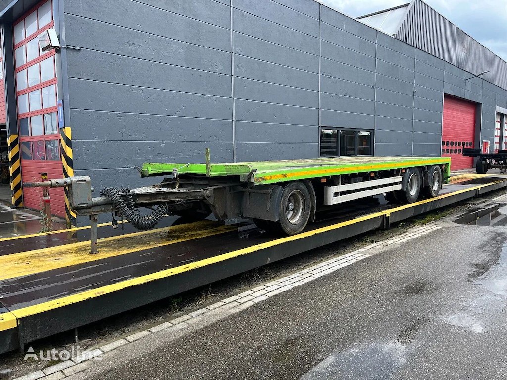 Happy TRAILER platte aanhangwagen | uitschuifbare achterzijde prikolica platforma