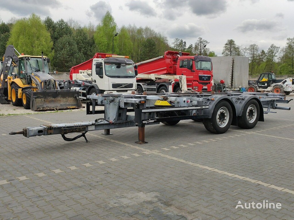 Spier Trailer Spier ZWL 290 BDF 18.000KG BDF prikolica za kontejnere