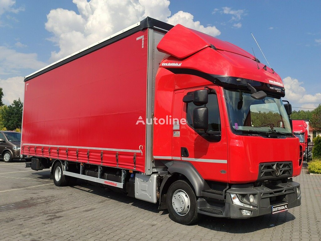 Renault D12.240 E6 Firana Tył Drzwi Dach Zsuwany Długa 830cm kamion sa klizna zavesa cerada