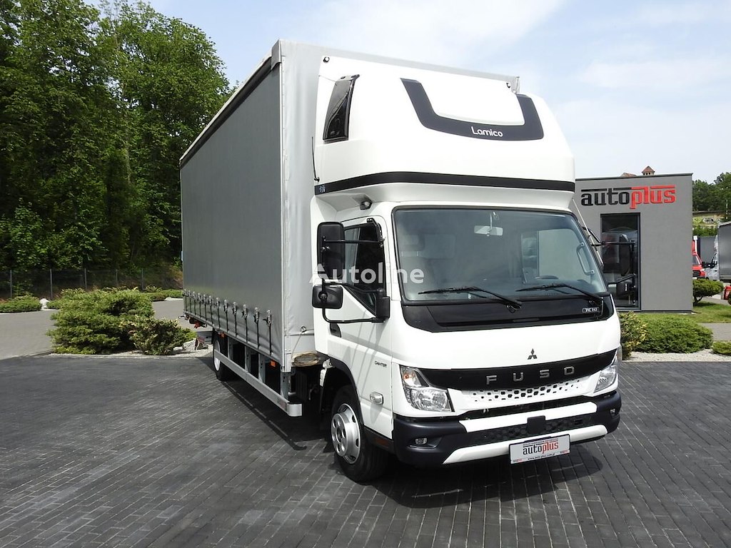 Mitsubishi Fuso CANTER FUSO PLANDEKA WINDA 14 PALET WEBASTO TEMPOMAT KLIMATYZACJ kamion s ceradom