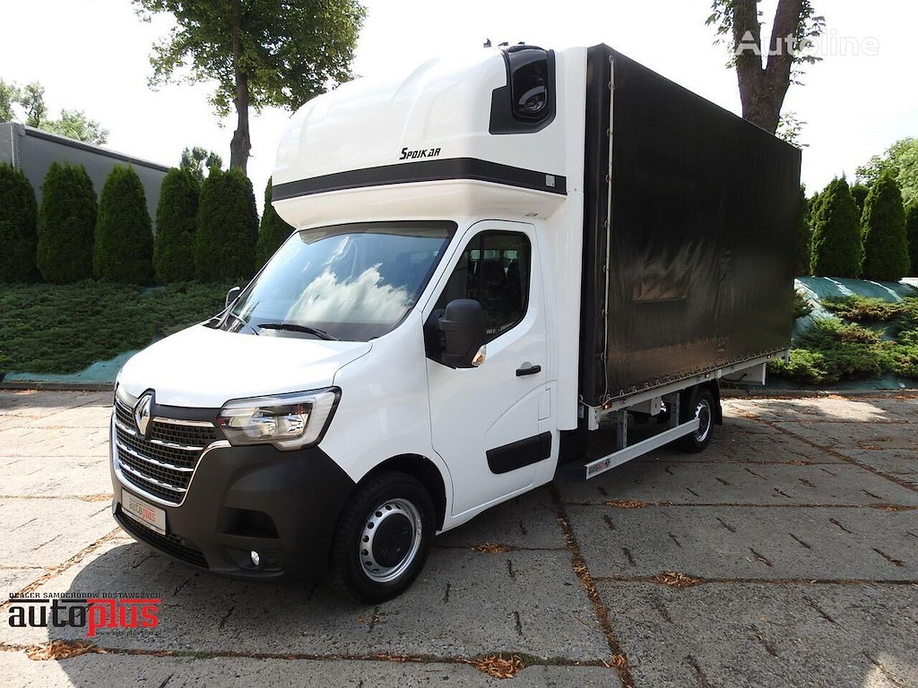 Renault MASTER PLANDEKA 10 PALET WEBASTO KLIMATYZACJA TEMPOMAT LEDY PNEU kamion s ceradom