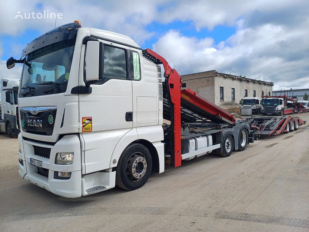 MAN + Rolfo 2008 autotransporter + prikolica autotransportera