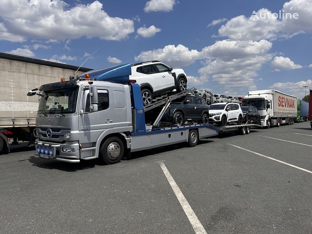 Mercedes-Benz Atego 1229 L autotransporter + prikolica autotransportera