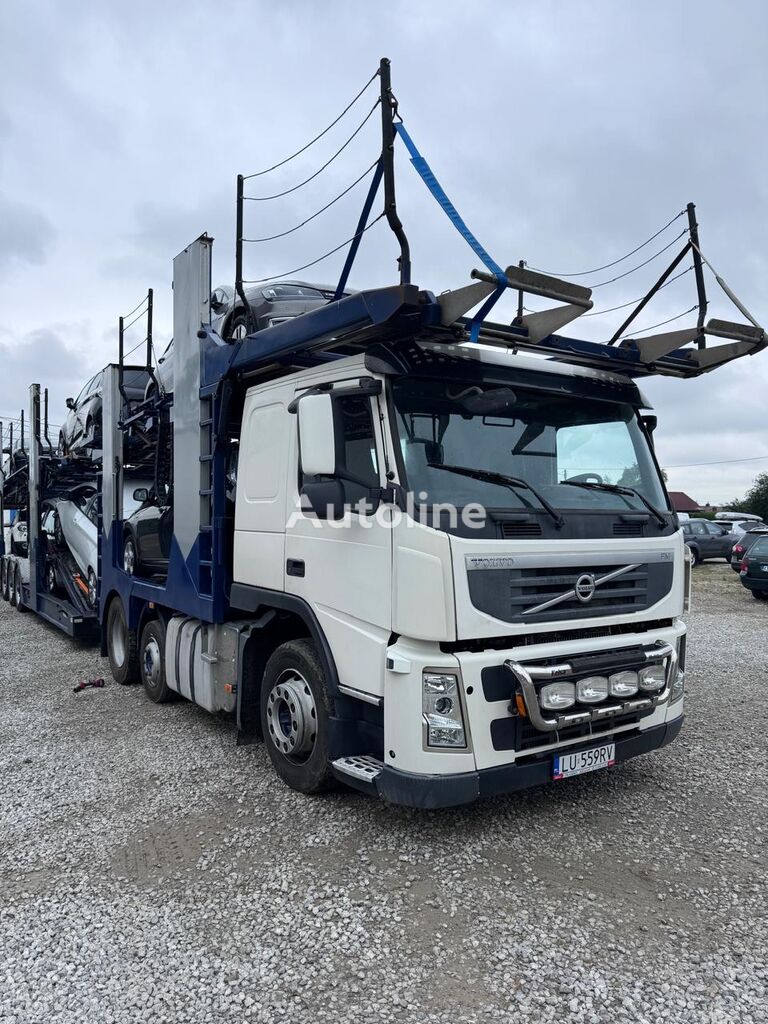 Volvo FM 400 autotransporter + prikolica autotransportera