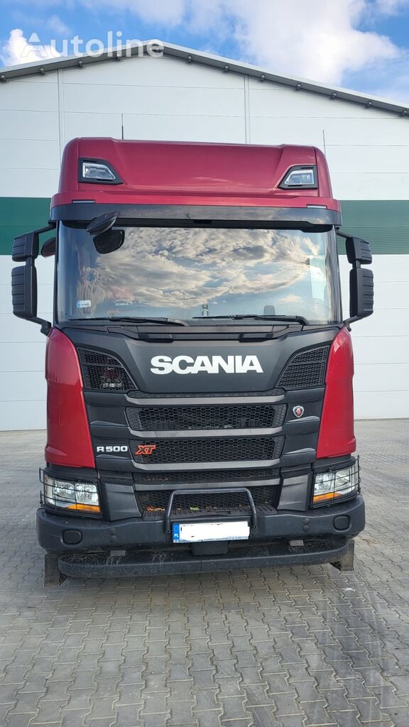 Scania R500 vozilo za prevoz kontejnera + prikolica za kontejnere