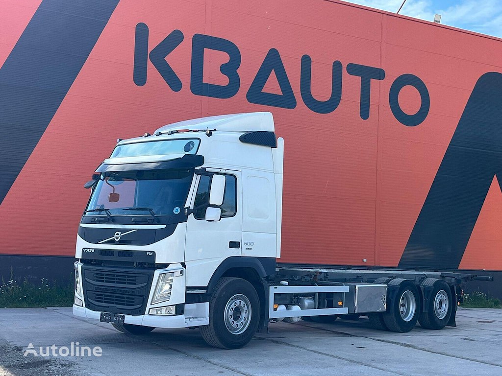 Volvo FM 500 6x2*4 9 TON FRONT AXLE vozilo za prevoz kontejnera