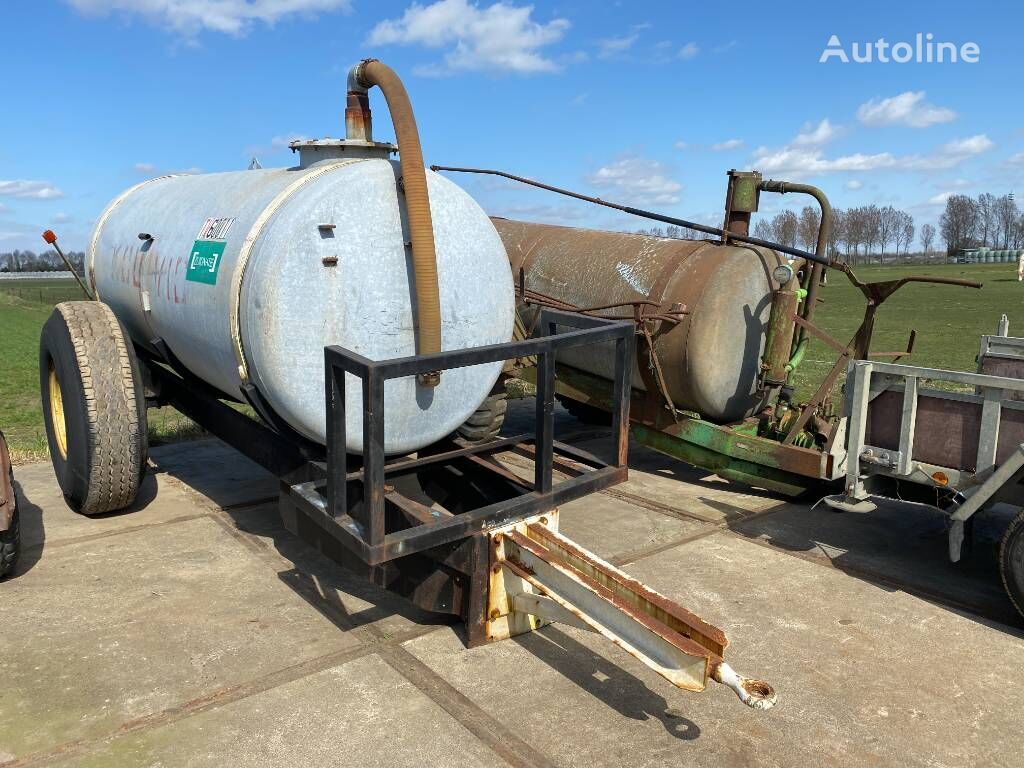 Watertank Aanhangwagen prikolica autocisterna