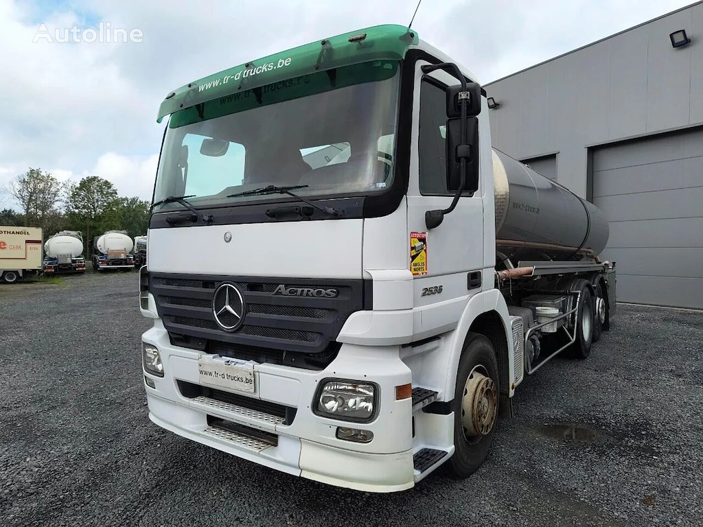 Mercedes-Benz Actros 2536 6X2 - TANK 15500L - INSULATED STAINLESS STEEL/INOX autocisterna za mleko