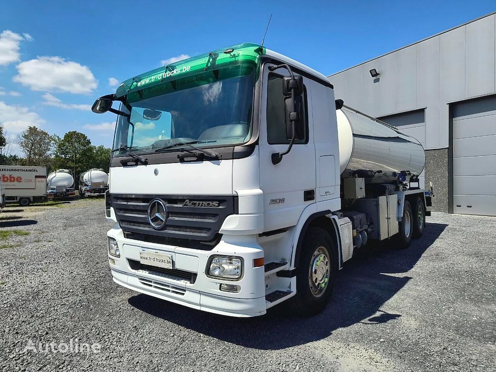 Mercedes-Benz Actros 2536 15500L INSULATED INOX TANK - 1 COMP autocisterna za mleko