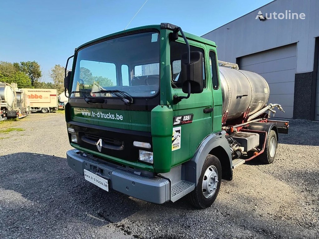 Renault Midliner S135 - ONLY 54 400KM - SMALL TANK 3680L INSULATED INOX autocisterna za mleko