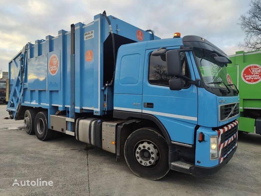 Volvo FM 300 6X2 Euro4 VDK PUSHER 3000 MAX Waste collector / Müllwagen kamion za smeće