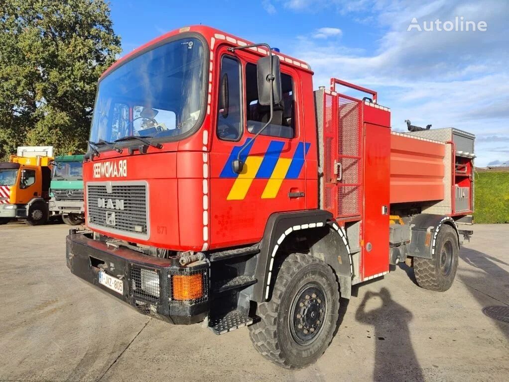 MAN 17 -232 FAT 4X4 FIRE TRUCK / FEUERWEHR / BOMBEROS - 4000L TANK + vatrogasno vozilo