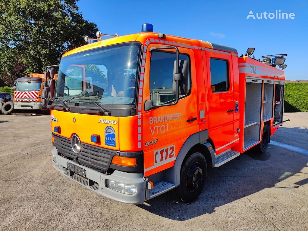 Mercedes-Benz Atego 917 F 4X2 1500L Tank + Pump Fire Truck / Feuerwehr / Pompi vatrogasno vozilo