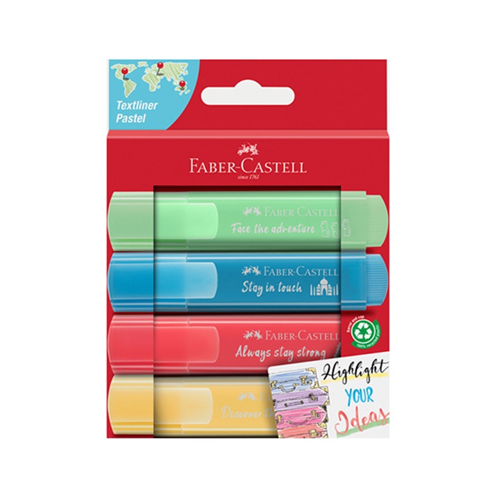 FABER CASTELL hajlajter set 4 kom