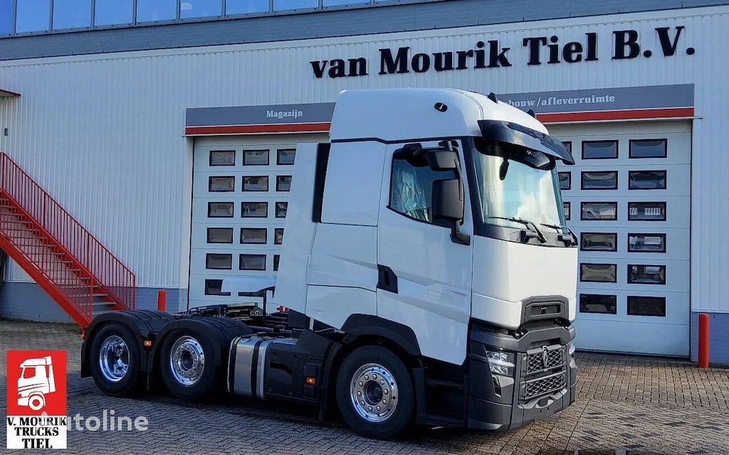 Novi Renault T HIGH 520 6x2 LUCHTGEVEERDE VOORAS - 70 TON - GESTUURDE VOORLOP tegljač