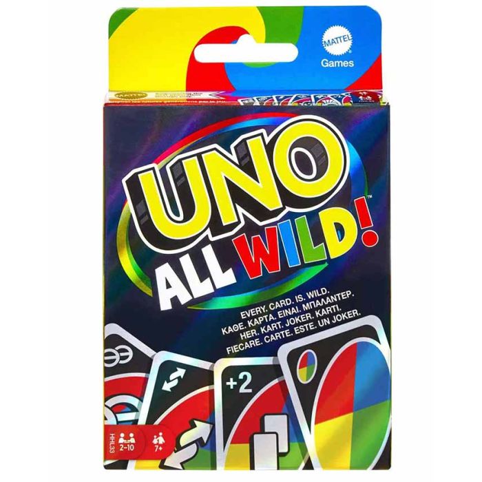 Društvena igra Mattel UNO - All Wild! - Card Game