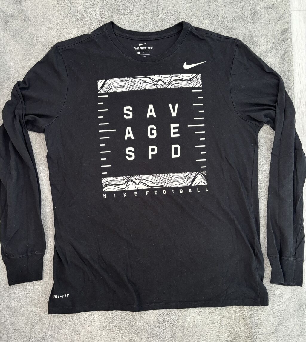 Men's T-shirt Nike, L (EU 40), bоја - Crna