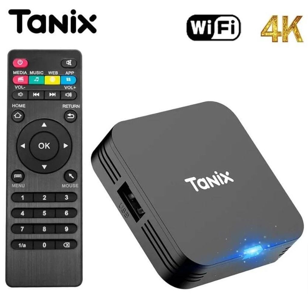 Tanix TX1 Smart tv box za gledanje besplatne kablovske televizije iz