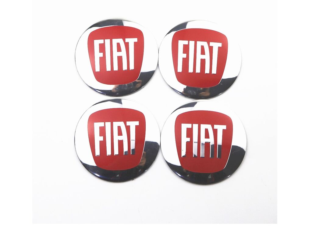 FIAT - plastificirane nalepnice za felne - set od 4 komada