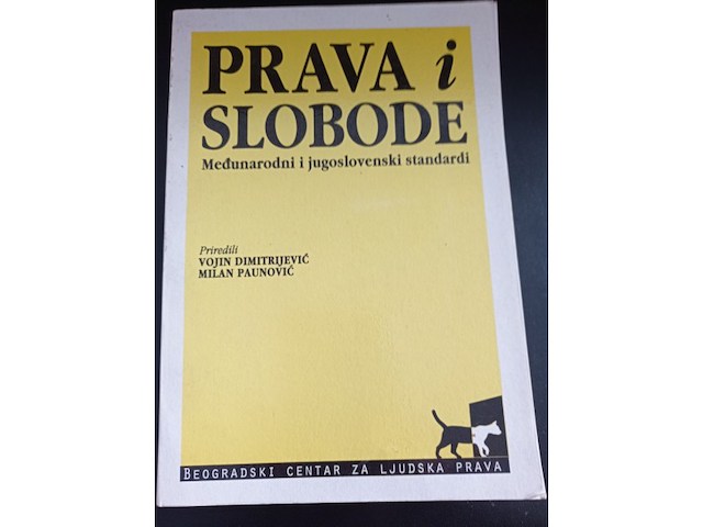 PRAVA I SLOBODE Vojin Dimitrijevic