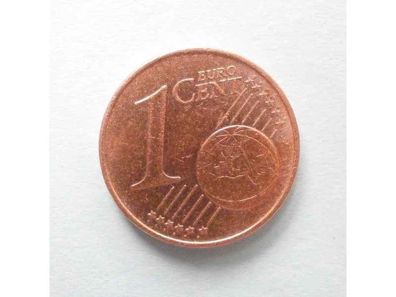 Austria 1 euro cent 2004