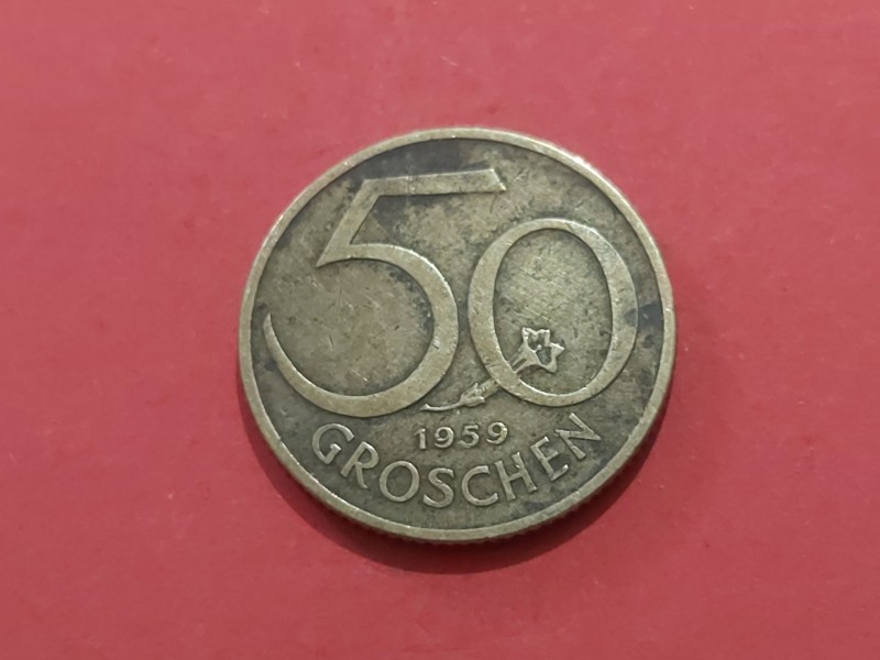 Austrija - 50 groschen 1959 god