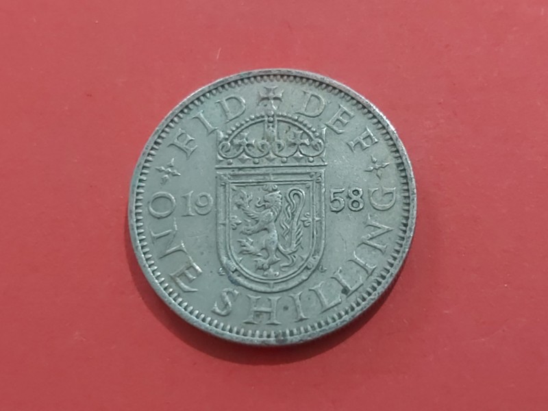 Britanija - 1 shilling 1958 god