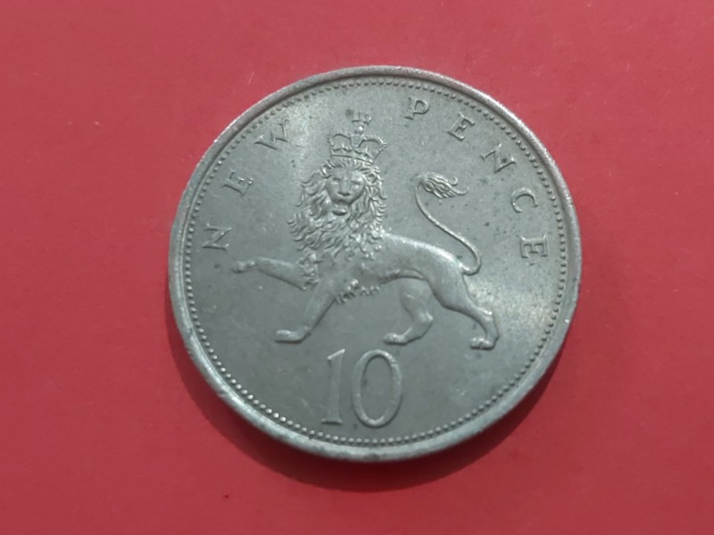 Britanija - 10 pence 1971 god