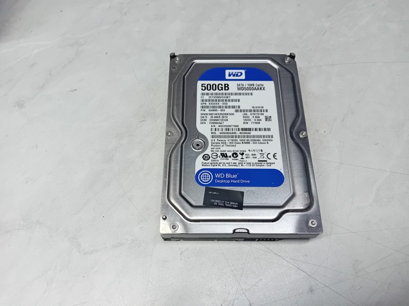 hard disk 500gb wd sata III ispravan