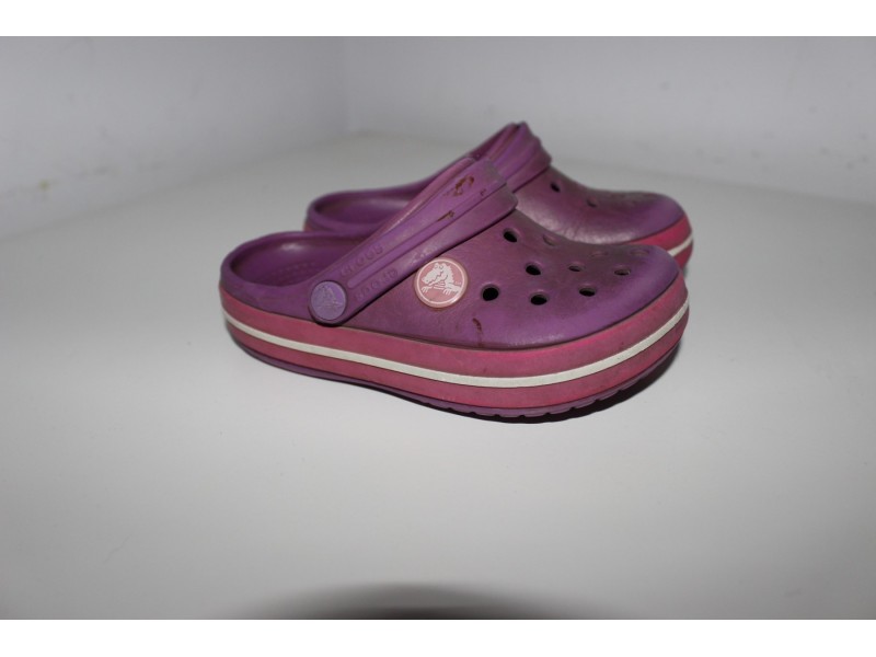 crocs klompe za devojcice ljubicaste 15 cm/ c 8/9