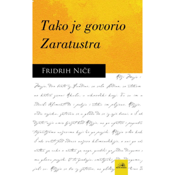 Tako je govorio Zaratustra – Fridrih Niče