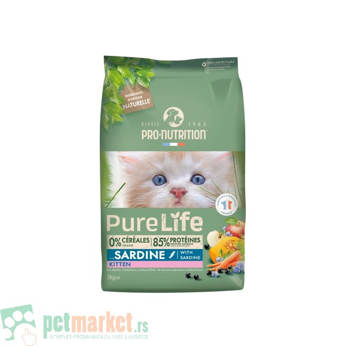 Pro Nutrition Pure Life: Hrana za mačiće Kitten AKCIJA 1+1 GRATIS