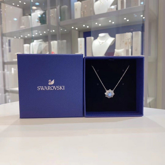 Swarovski Sunshine ogrlica blue 10.000%