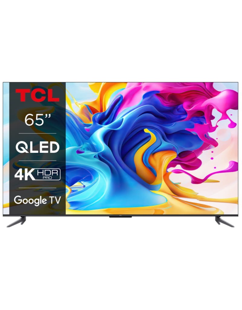 TCL 65C649 QLED 65" 4K HDR 60Hz Google TV crna