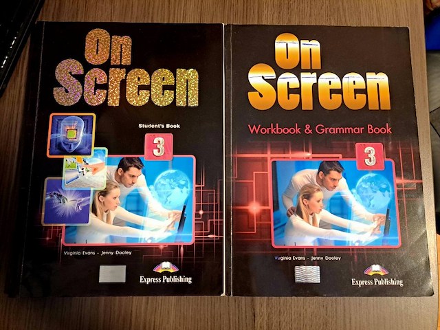 On screen, udžbenik za učenje engleskog jezika