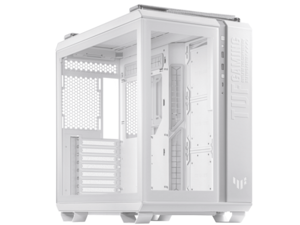 Kućište ASUS TUF GAMING GT502 PLUS TG ARGB Mid Tower/ATX/Micro ATX/Mini ITX/bez napajanja/bela (T-G GT502 P TG W)