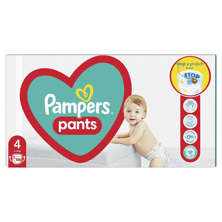 Pampers pelene pants mb 4 maxi 108/1 pampers