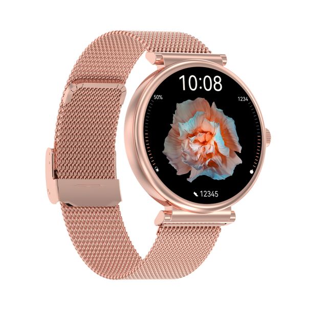 Smart watch sa metalnom narukvicom DTS, zlatna