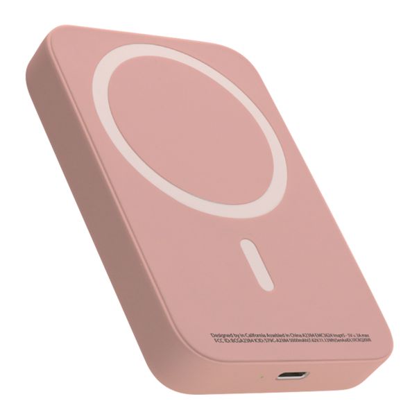 Power bank MagSafe 15W 5000 mAh, roze