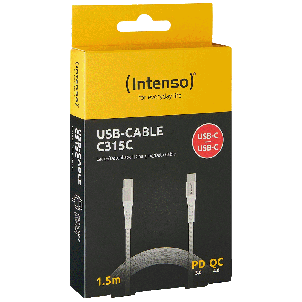 INTENSO USB kabl C315C, USB type C, 1.5m