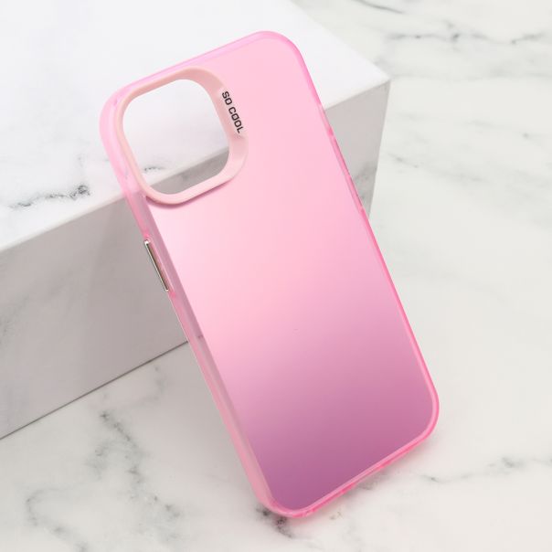 Maska Shine za iPhone 15, roze