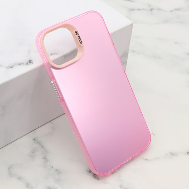 Maska Shine za iPhone 14, roze